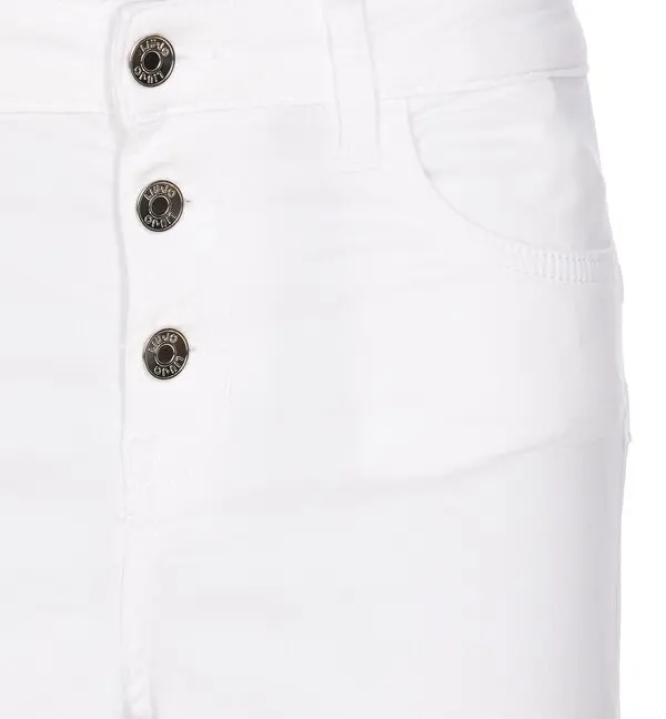 Liu Jo High-waisted Cropped Jeans With Cutouts