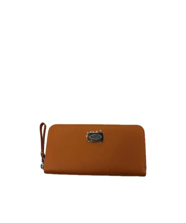TOD'S Zipper Wallet - Brown