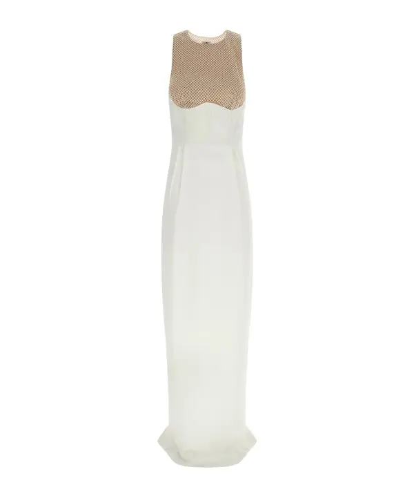 Elisabetta Franchi Embellished Maxi Dress