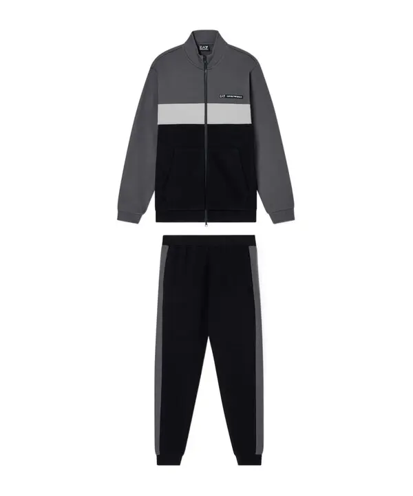 EA7 Sports Shirt Casual Wear Set - Black