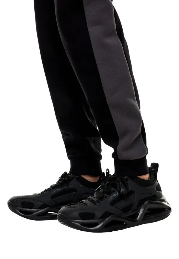 EA7 Sports Shirt Casual Wear Set - Black