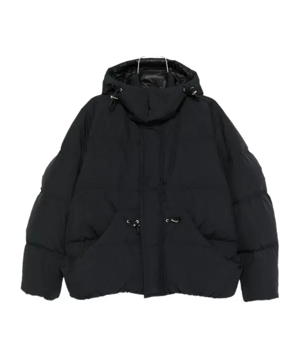 Sacai Long Sleeve Down Jacket With Hood - Black