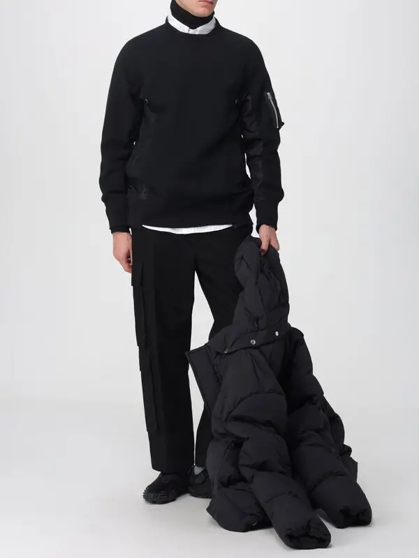 Sacai Long Sleeve Down Jacket With Hood