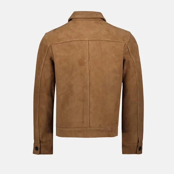 AMI Paris Logo Detailed Button-up Jacket