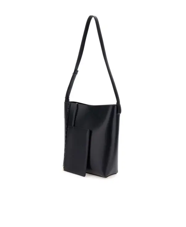 JIL SANDER Logo Embossed Rectangular Tote Bag