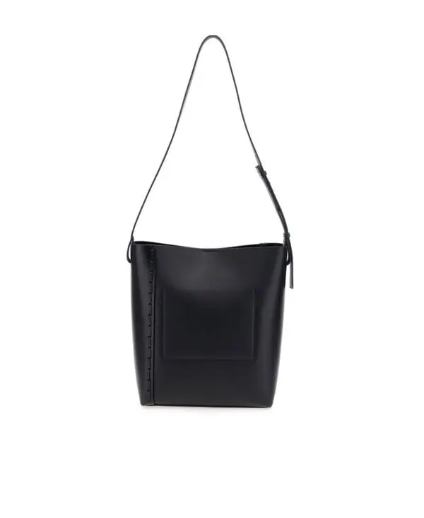JIL SANDER Logo Embossed Rectangular Tote Bag