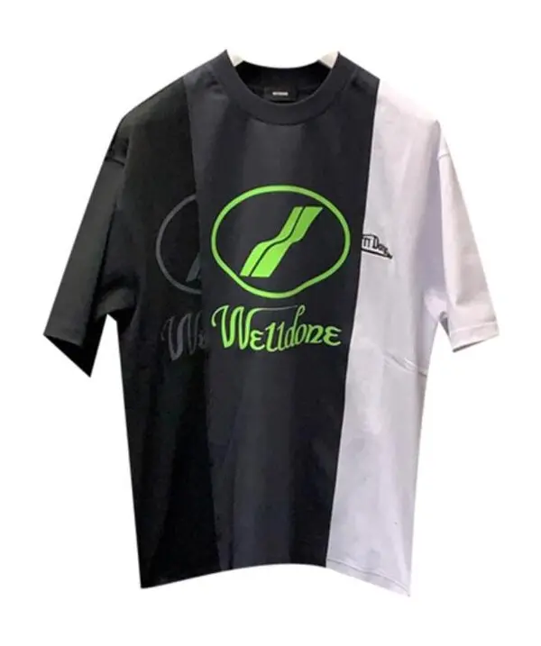 We11Done Logo-print Cotton T-shirt - Black