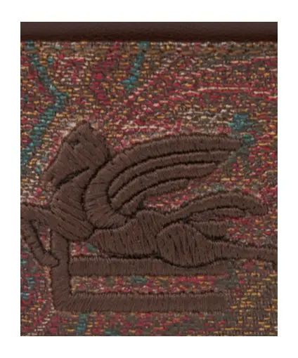 Etro Paisley Jacquard Card Holder