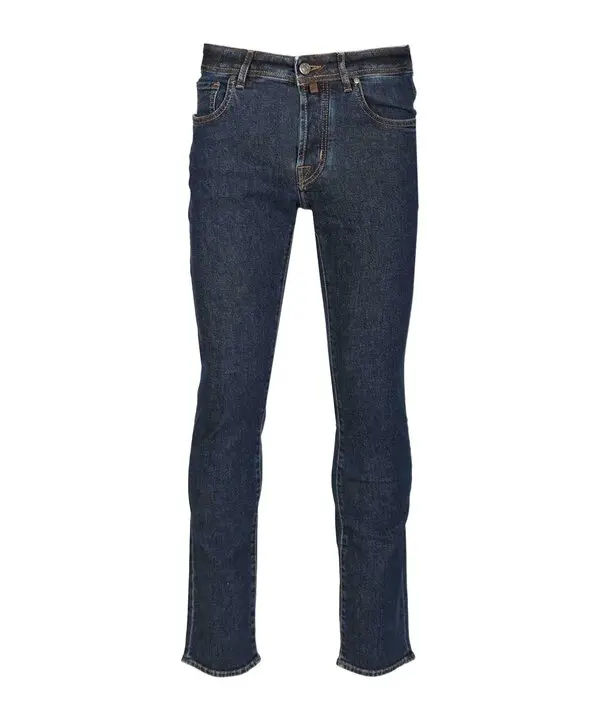 Jacob Cohen Slim-fit Jeans With Logo Patch