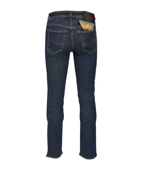 Jacob Cohen Slim-fit Jeans With Logo Patch