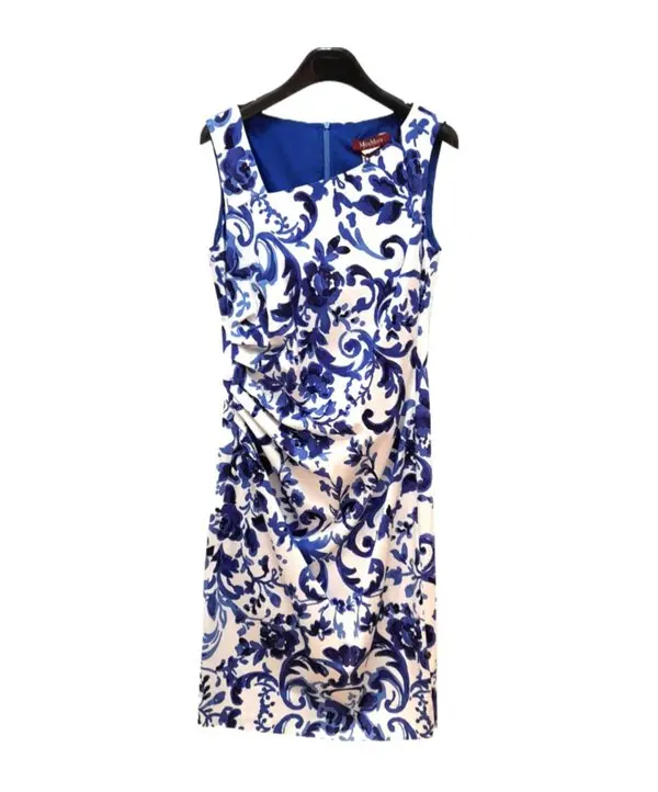 Max Mara Sleeveless Dress - Blue