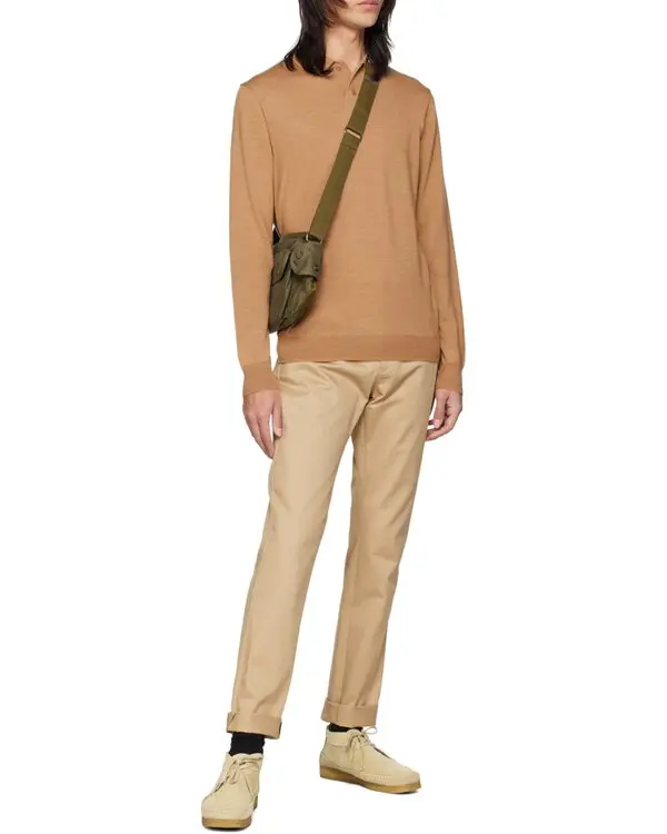 A.p.c. Long-sleeve Wool Polo Shirt