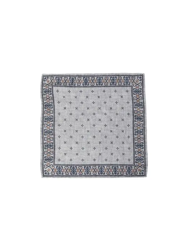 Brunello Cucinelli Geometric-print Pocket Square