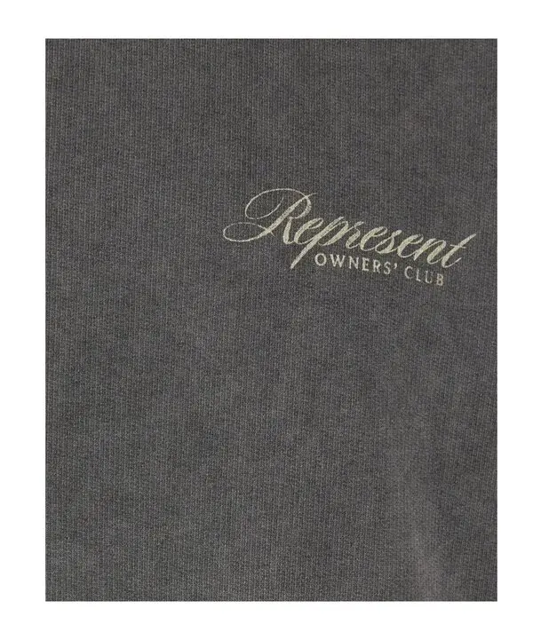 REPRESENT Owners Club Script Hoodie - Grey
