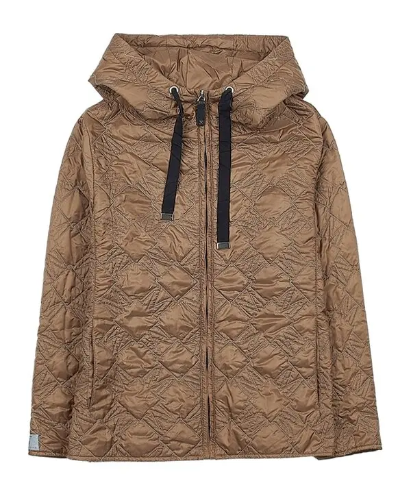Max Mara Quilted Hooded Jacket