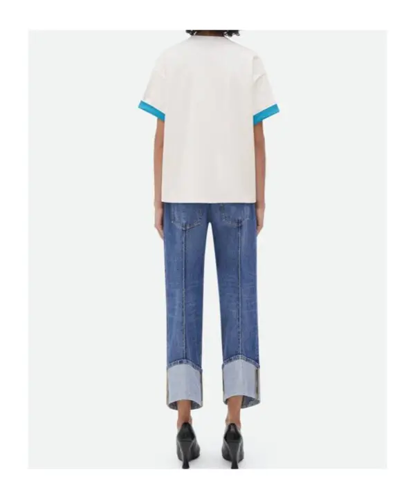 Bottega Veneta Short Sleeved Crewneck T-shirt - White