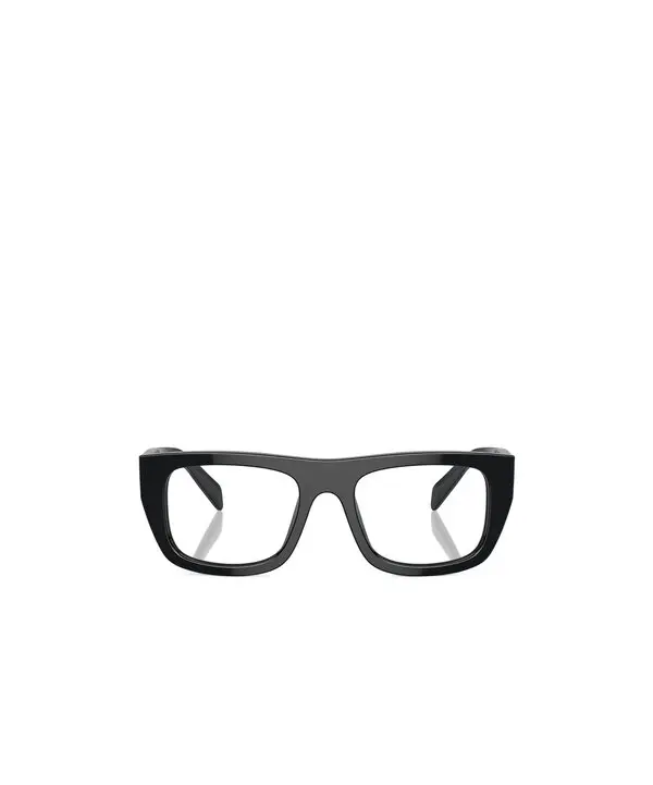 Prada Rectangular Frame Eyeglasses - Black