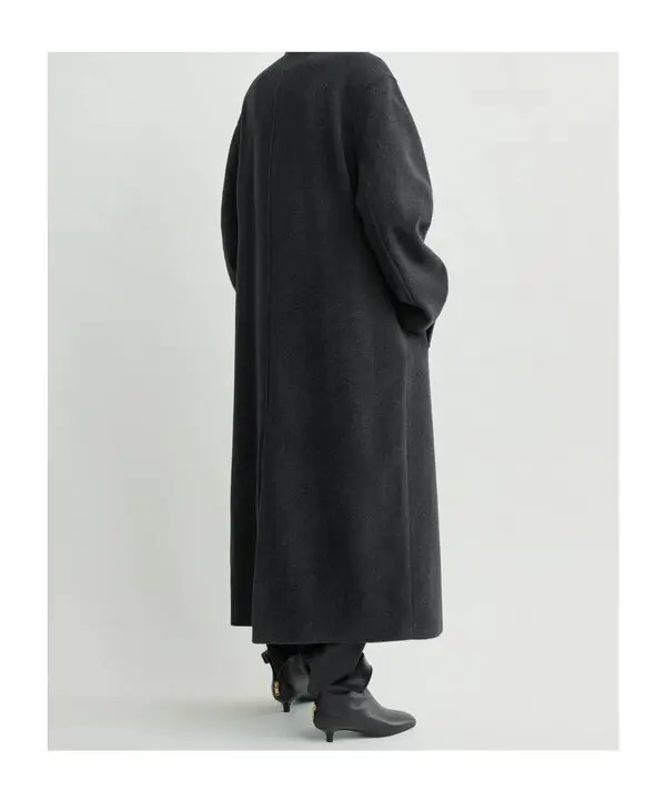 TOTEME Double-breasted Tailored Coat - Black