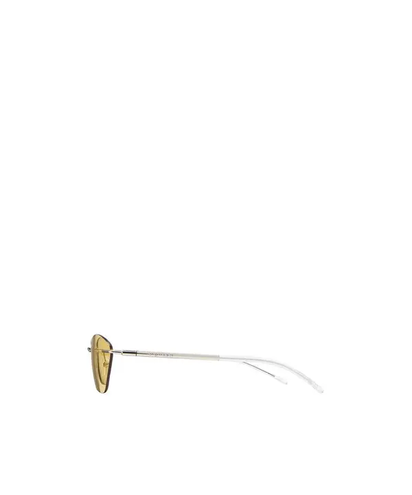 Alexander McQueen T-bar Geometric Rimless Sunglasses