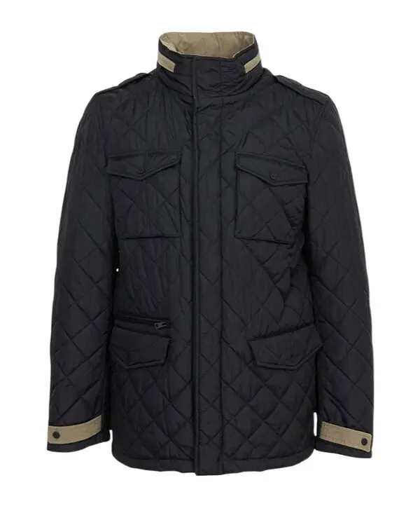 Herno Quilted Jacket With Stand Collar