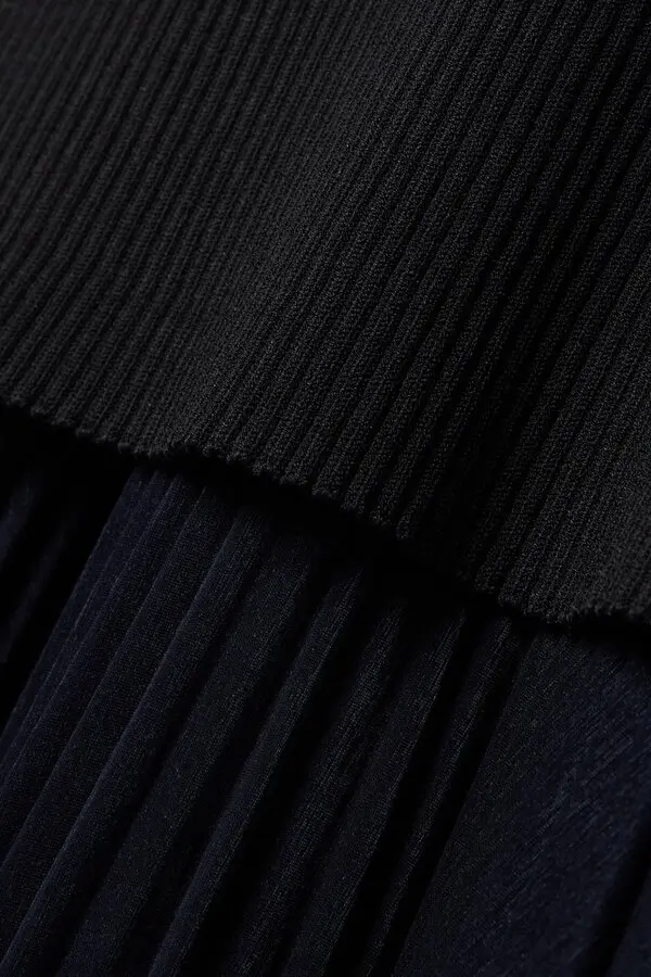 Proenza Schouler Sleeveless Layered Pleated Dress