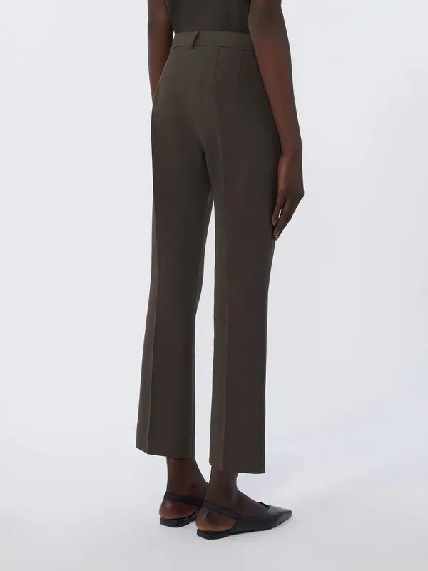 Max Mara Tailored High-waisted Slim Trousers - Medium Gray