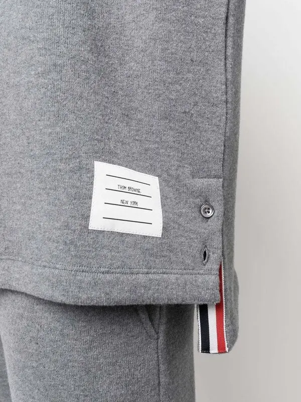 Thom Browne Crewneck Jumper With Signature Stripes