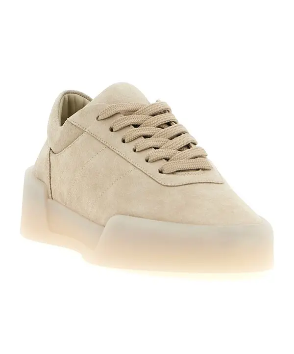Fear Of God Round-toe Low-top Sneakers - Nude