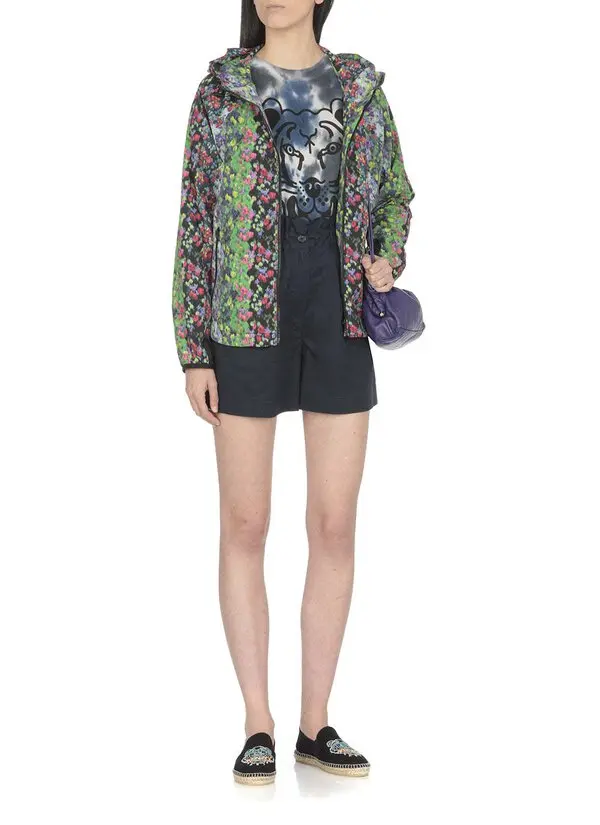 Kenzo High-waisted Elastic Waist Shorts