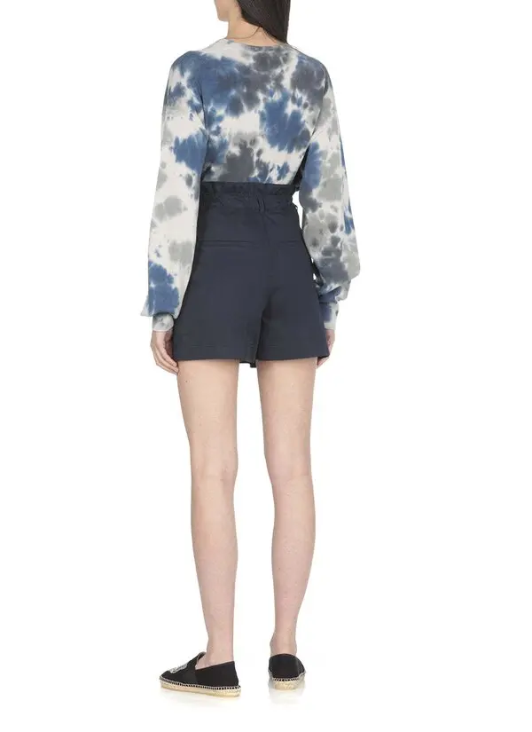 Kenzo High-waisted Elastic Waist Shorts