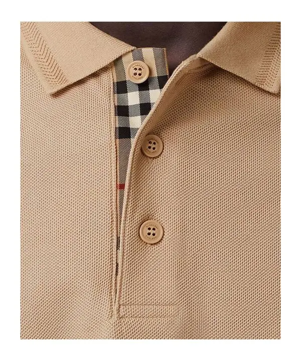 Burberry Logo Embroidered Polo Shirt