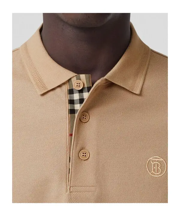 Burberry Logo Embroidered Polo Shirt