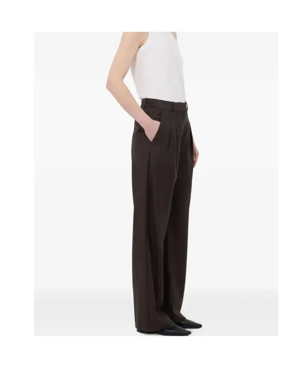 LOULOU STUDIO Coll Straight-leg Trousers