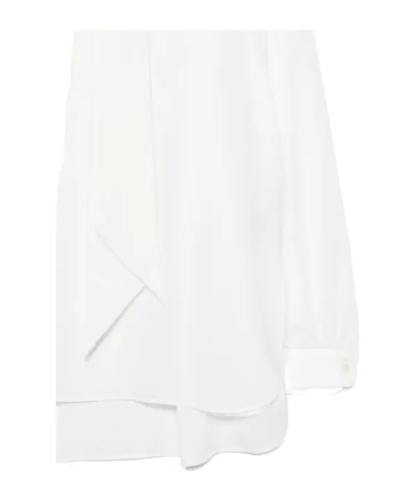 Emporio Armani Long Sleeve Bow Detail Blouse