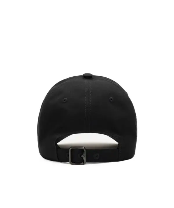 Burberry Logo Gabardine Baseball Cap - Black