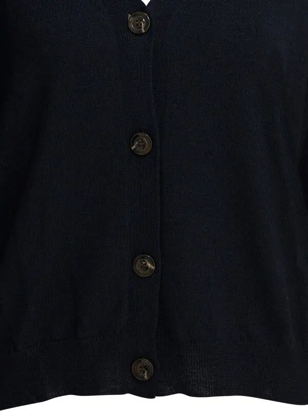 Soeur V-neck Button-fastening Cardigan - Black