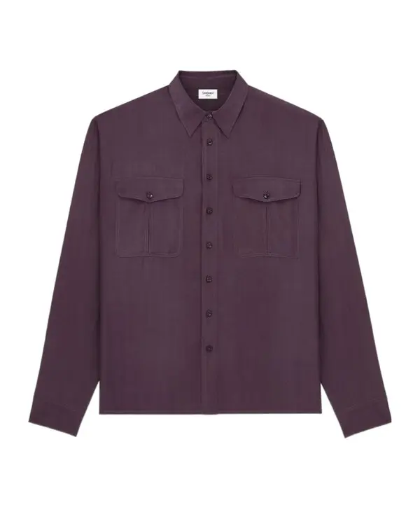 Saint Laurent Button-up Long-sleeved Shirt