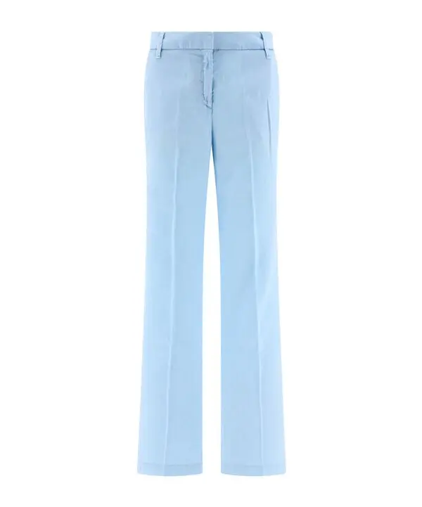 Jacob Cohen Pressed-crease Straight-leg Trousers - Blue