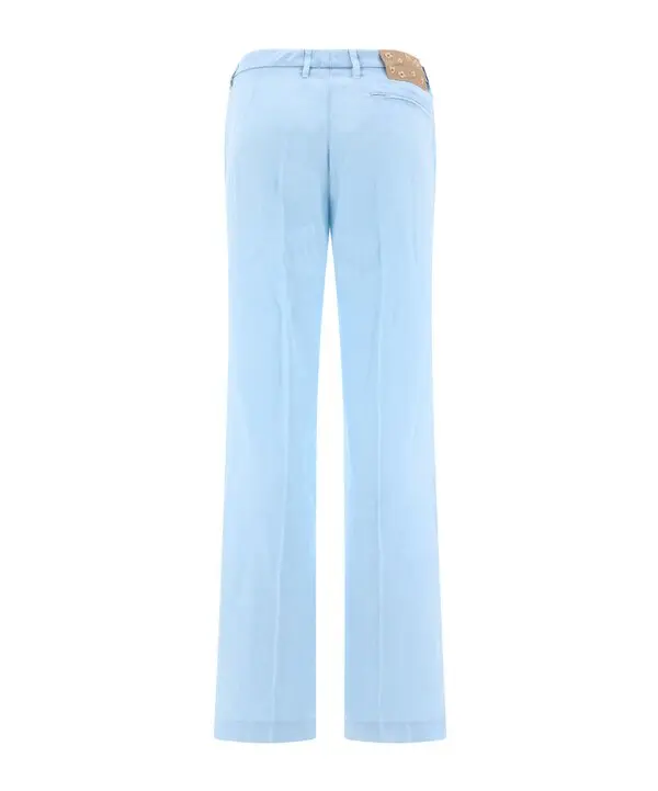 Jacob Cohen Pressed-crease Straight-leg Trousers - Blue