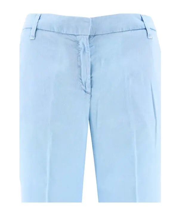 Jacob Cohen Pressed-crease Straight-leg Trousers - Blue