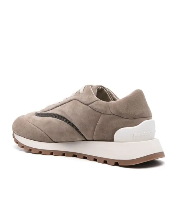 Brunello Cucinelli Panelled Lace-up Sneakers - Multicolor