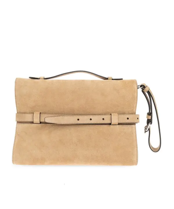 Moschino Tie Me Clutch Bag - Nude