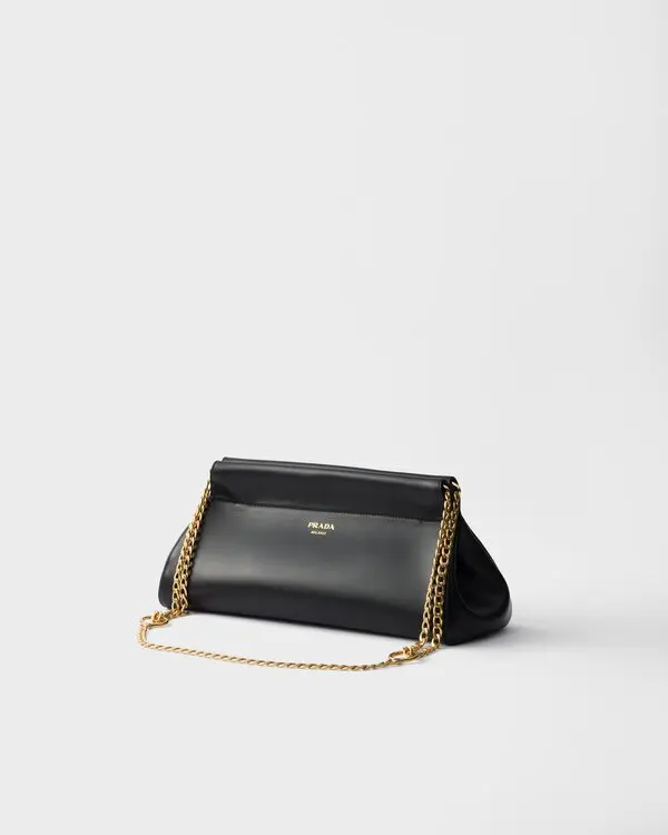 Prada Enchaîné Medium Leather Bag With Chain Straps