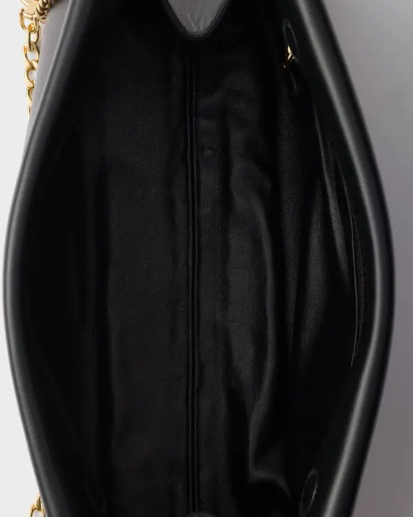 Prada Enchaîné Medium Leather Bag With Chain Straps
