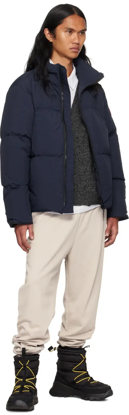 Canada Goose Lawrence Zip-up Padded Parka - Navy