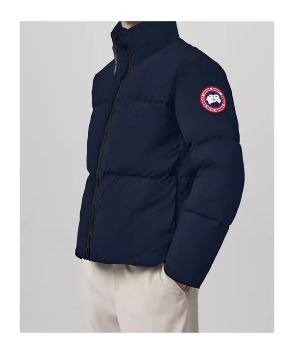 Canada Goose Lawrence Zip-up Padded Parka - Navy