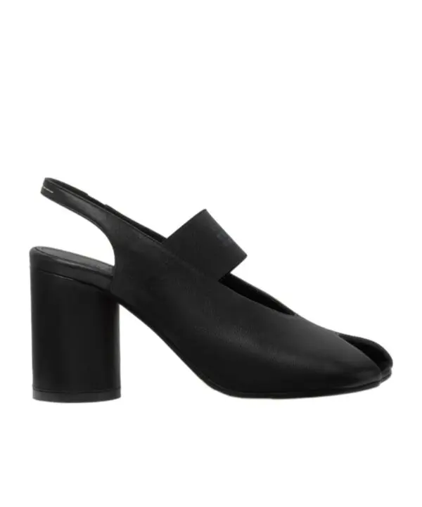 MAISON MARGIELA Open-toe Slingback High-heeled Sandals - Black
