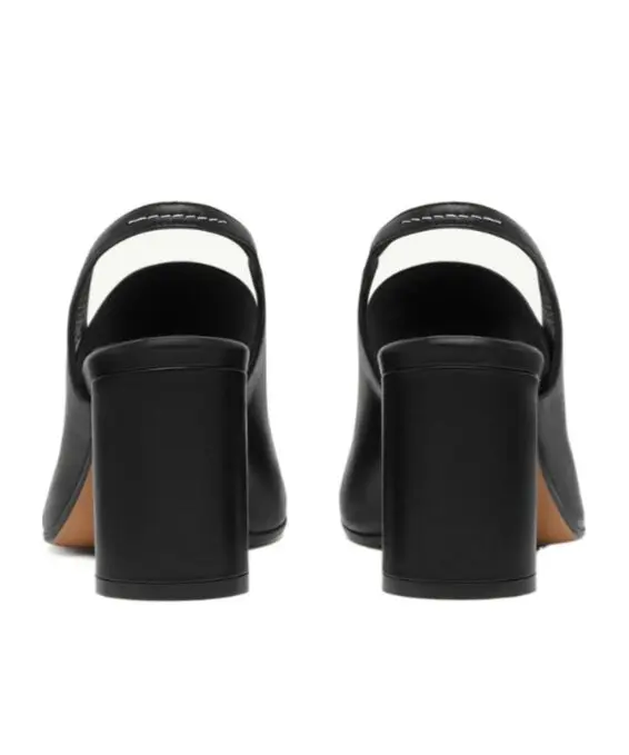 MAISON MARGIELA Open-toe Slingback High-heeled Sandals - Black