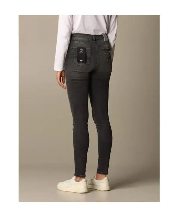 Emporio Armani Slim Fit Jeans In Denim - Black