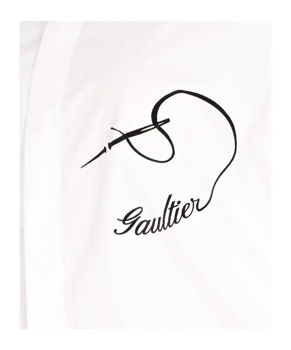 JEAN PAUL GAULTIER Long Sleeve Printed Shirt With Lapel - No